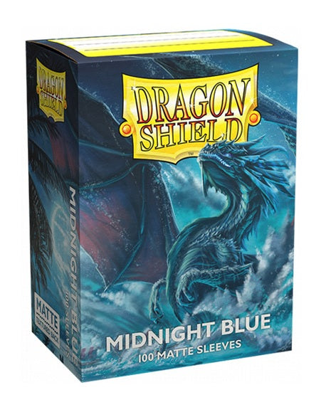Dragon Shields: (100) Matte - Midnight Blue